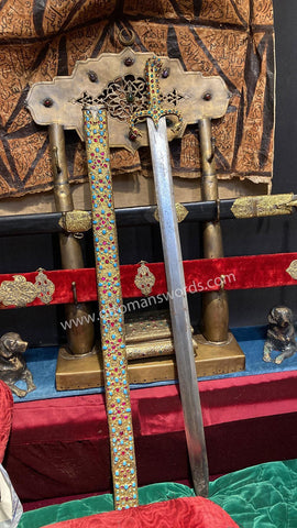 Buy Al-Mathur Sword Topkapi Museum Replica For Sale | Ottoman Swords
