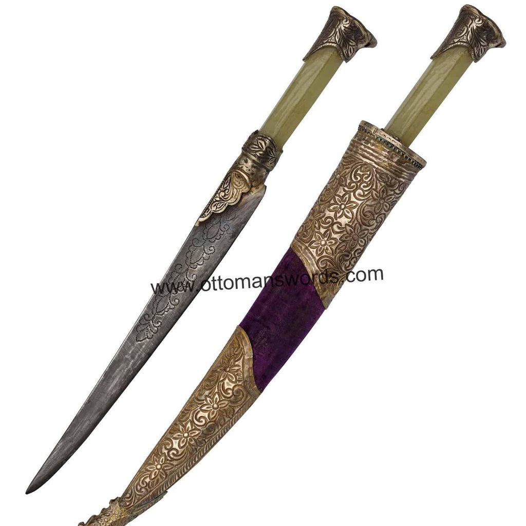 Buy Natural Najaf Stone Handle Dagger | For Sale | Ottoman Swords